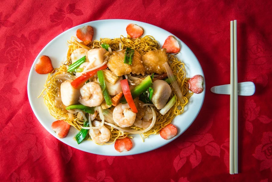 Seafood Crispy Noodles Chinese New Year Recipe Jade Grden Perth ...